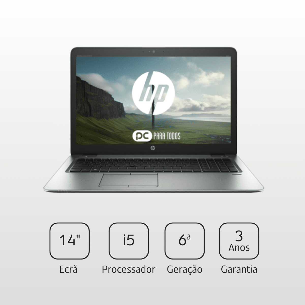 HP EliteBook 850 G3 i5 6ª-Geração 15.6" FULL HD - PC Para Todos